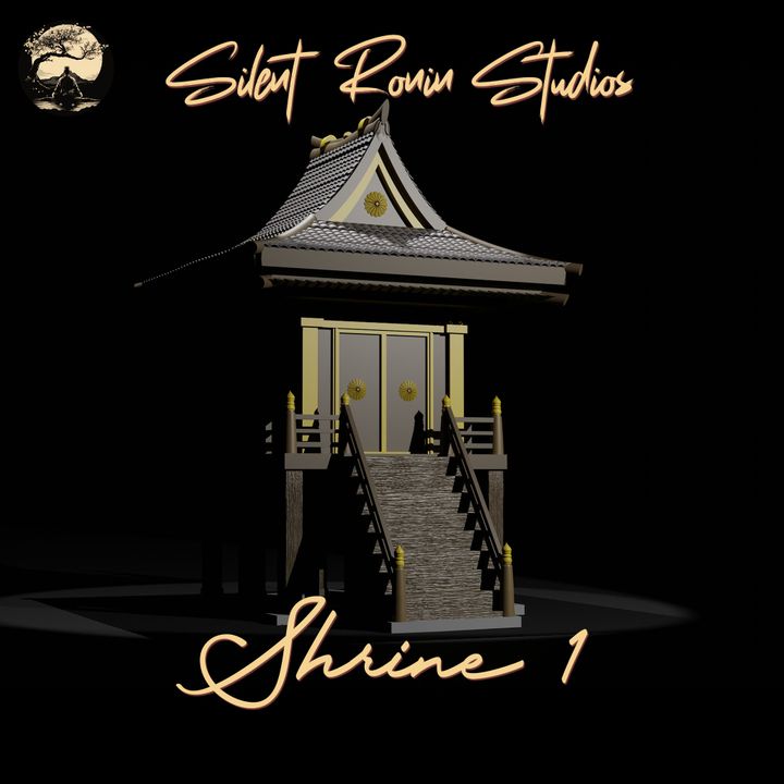 3D Printable Japanese Shrine #1 by Silent Ronin Studios